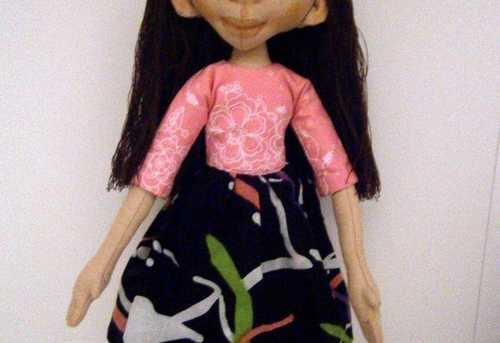 Кукла текстильная с рельефным лицом