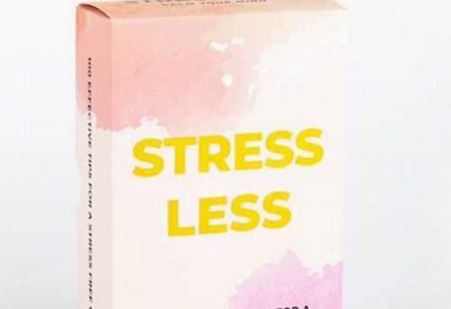 Карточки Stress less на английском языке