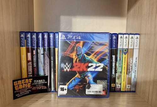 Игры PS4: WWE 2K22 (Запечатанная)