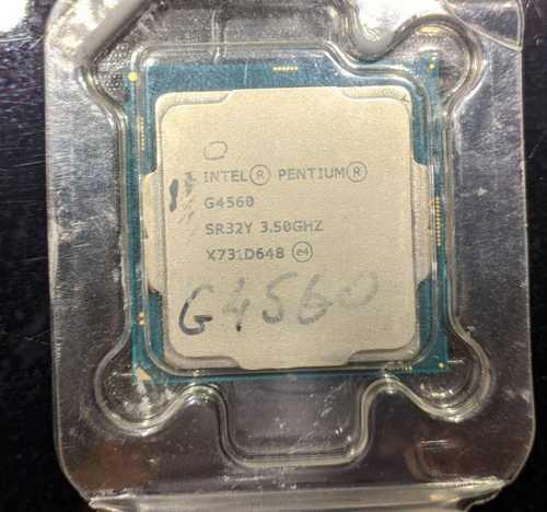 Процессор Intel Pentium g4560