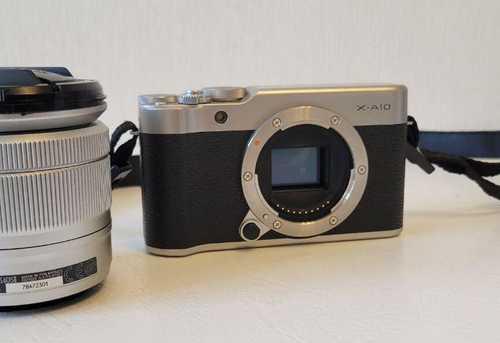 Фотоаппарат fujifilm x-a10 + объектив 16-50mm
