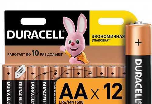 Батарейки Duracell AA 12 штук