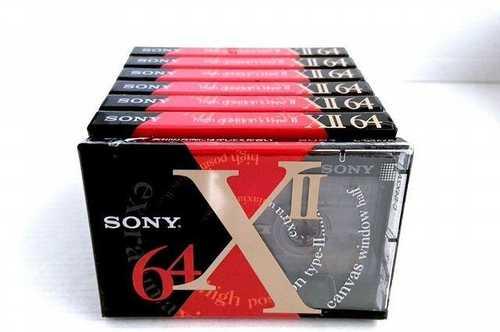 Аудиокассеты кассеты Sony X II 64 - 1993 г