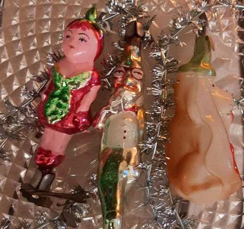 Елочные игрушки СССР