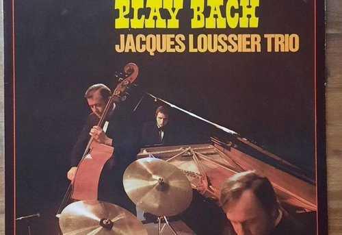 Jacques Loussier "Play Bach" винил lp
