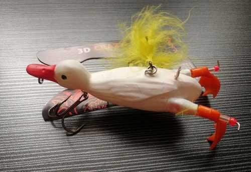 Рыболовная приманка Утка 3D crazy duck 105mm-28g