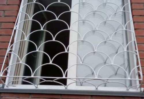 Сварные решетки на окна, лоджии N 574