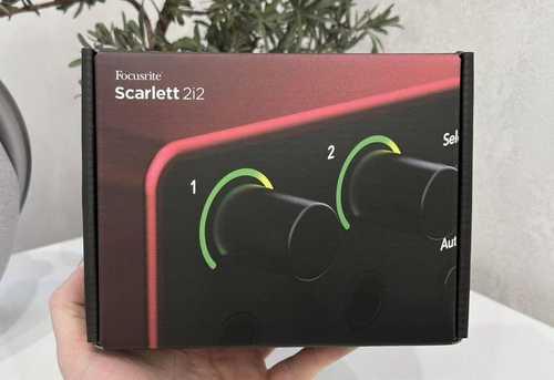 Новая Focusrite Scarlett 2i2 gen4