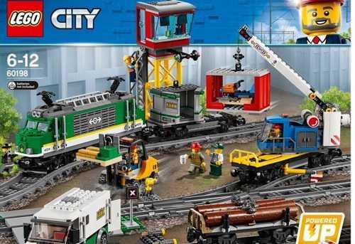 Конструктор lego City Trains 60198 Товарный поезд