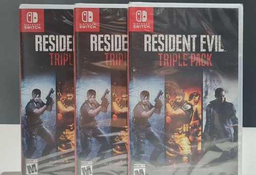 Resident evil triple pack для NS (новая)