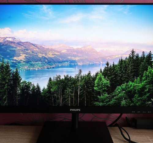 Монитор Philips 245E1S, 24 дюйма 75 гц, 2K (QHD)