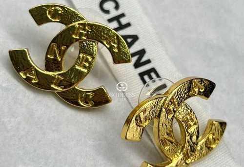 Серьги Chanel премиальное качество