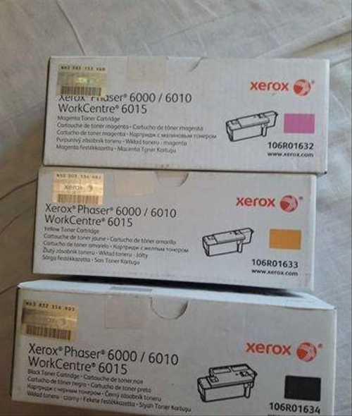 Картриджи для Xerox WorkCentre 6015 6010 6000