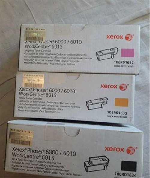 Картриджи для Xerox WorkCentre 6015 6010 6000