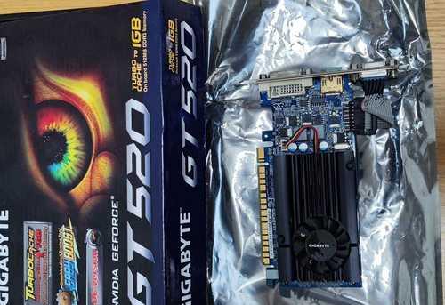 Б/У видеокарта Gigabyte Geforce gt 520