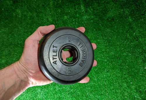 Диск Barbell Atlet - 1.25 кг Новый D30 (31мм)