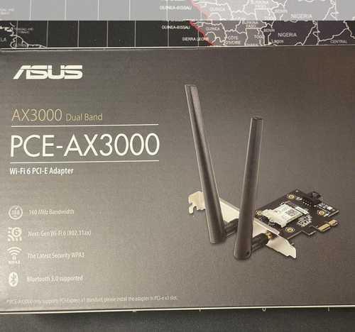 Asus AX3000 Dual Band PCE-AX3000 Wi-Fi 6 PCI-E Ada