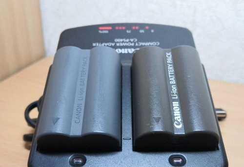 Зарядное устройство Canon CA-PS400+Шнур+Два акб+