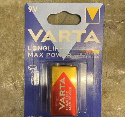 Батарейка varta krona 9v longlife max power