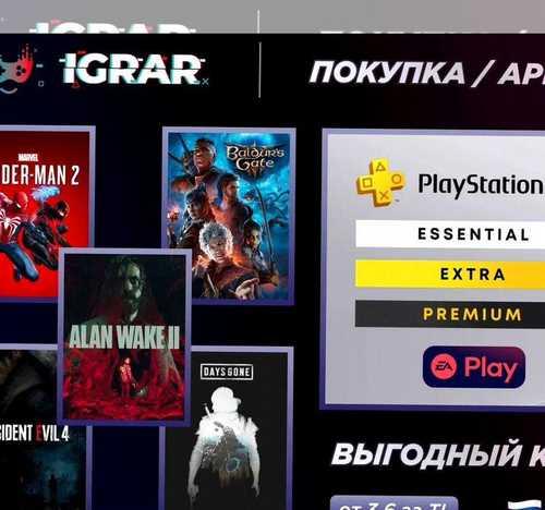 Аренда игр подписка EA Play