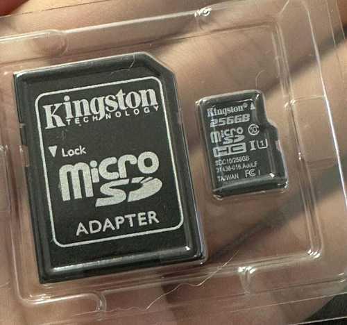 Карта памяти microsd 256 гб