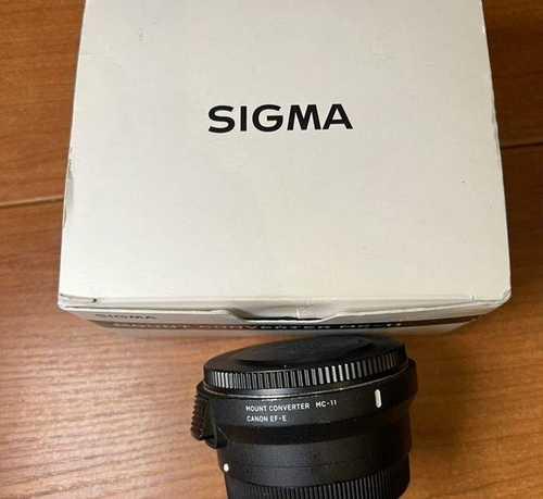 Переходник Sigma mc-11 Sony E Canon EF