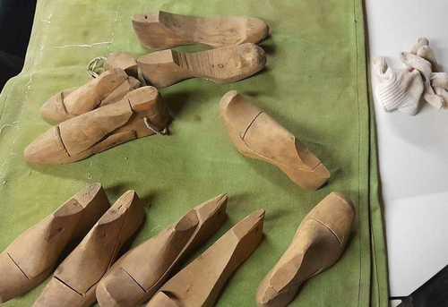 Старинные колодки для изготовления обуви
