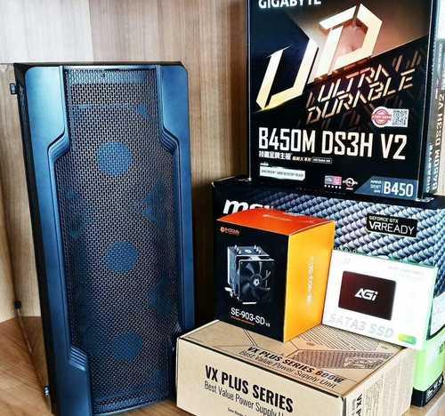 Игровой пк на Ryzen 5 5500 и GTX 1070