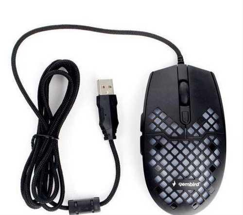 Мышь игровая Gembird MG-760 USB черн 3200DPI 6кн п