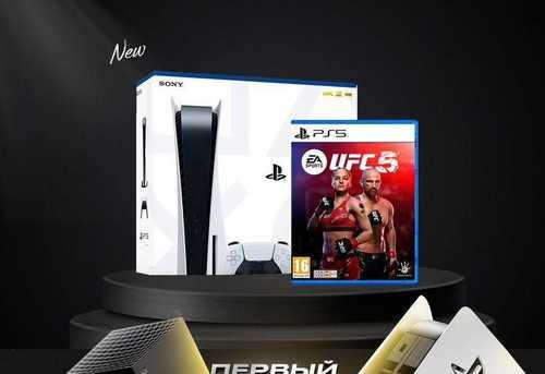 PS5 + Игра UFC5 PS5 Новый