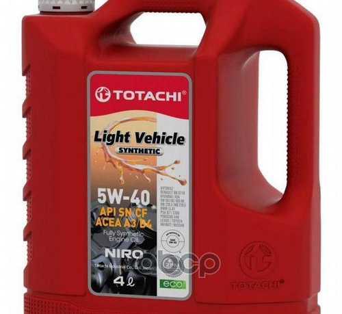 Totachi niro LV 5W40 (4L) масло моторн. синтAP