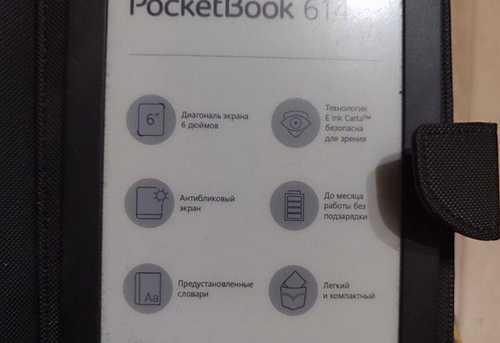 Электронная книга Pocketbook 614 plus + чехол