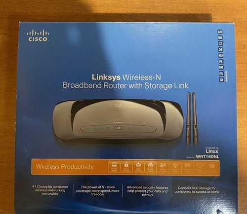 Роутер Cisco Linksys wrt160nl