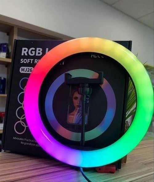 Селфи кольцо 26см RGB MJ26