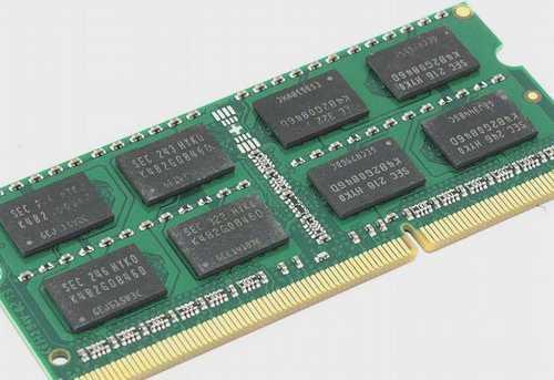 Модуль памяти Samsung sodimm DDR3, 4гб, 1600мгц