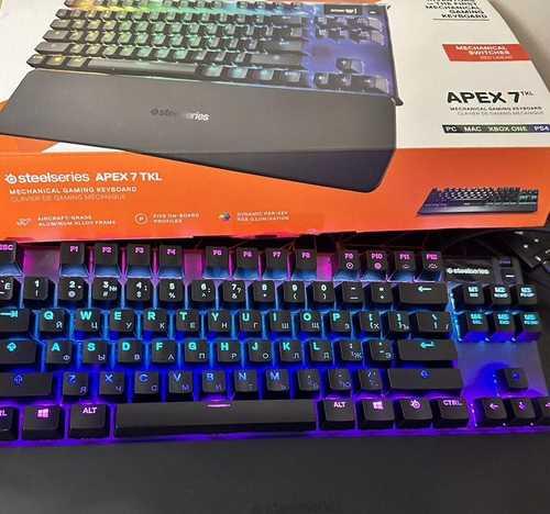 Игровая клавиатура steelseries apex 7 tkl