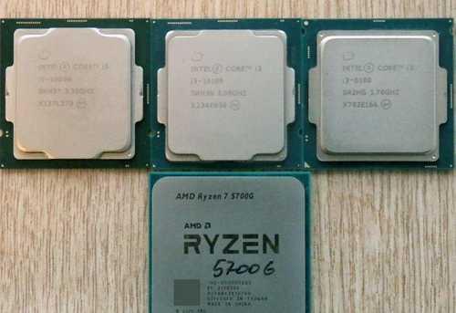 I5-10600/i3-10100/i3-6100/ Ryzen 7 5700G нерабочие