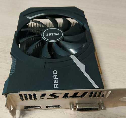 Видеокарта gtx 1050 ti 4gb Nvidia msi