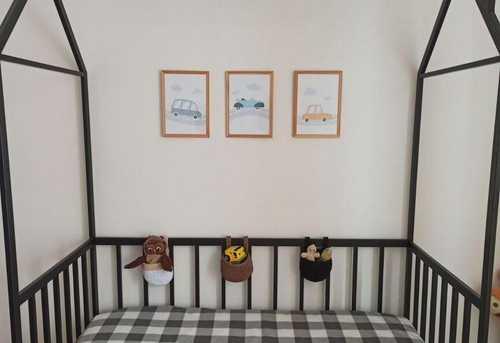 Плетённые корзины для детской комнаты