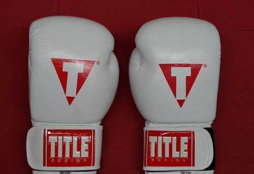 Боксерские перчатки title 10,12,14,16 oz