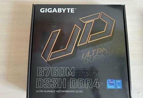 Материнская плата Gigabyte b760m ds3h ddr4