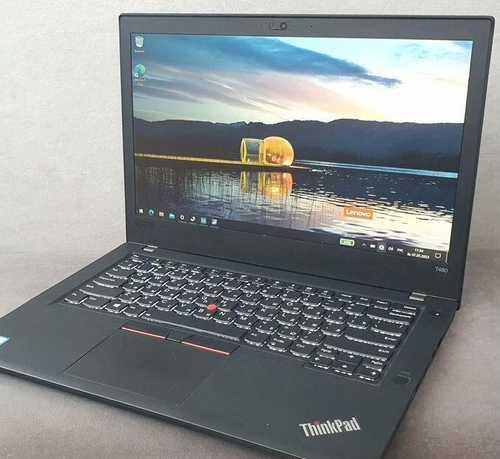 Тонкий 2*акб Сенсорный ThinkPad T480 i5-8th 16/256