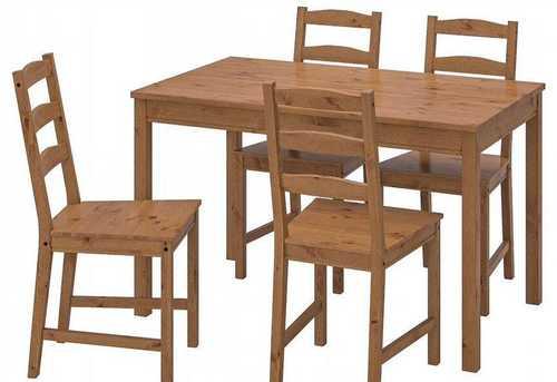 Йокмокк обеденна группа IKEA (стол,4 стула)
