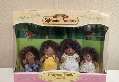 Sylvanian families семья ежиков