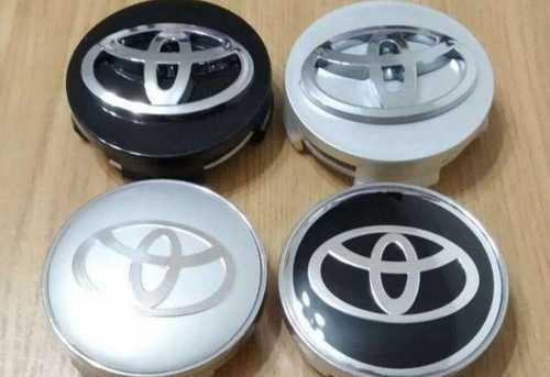 Колпачки заглушки на литые диски Toyota 62,60,57