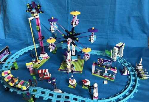 Lego friends 41130 парк атракционов(4 набора)