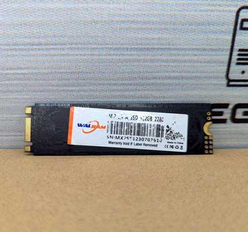 SSD M.2 WalRam 512Gb