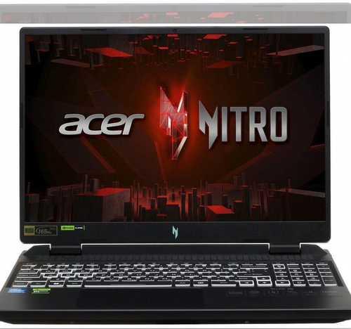 16" Ноутбук Acer Nitro 16 AN16-51-5034 черный