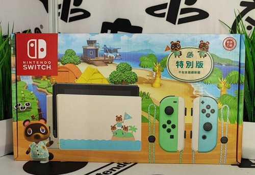 Nintendo Switch V2 Animal Crossing Edition NEW