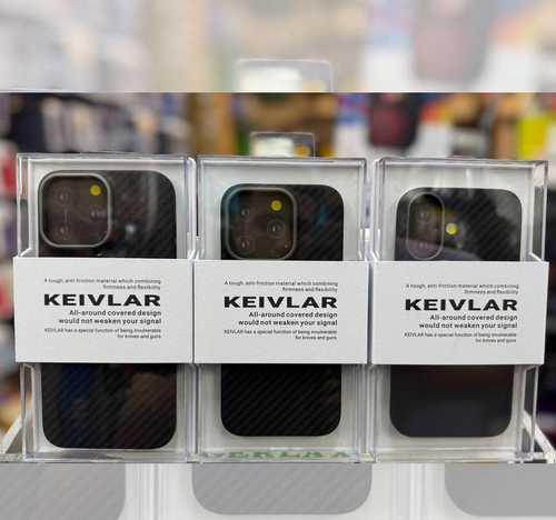 Чехол Kevlar на iPhone 16/16 Pro/16 Pro Max kzdoo